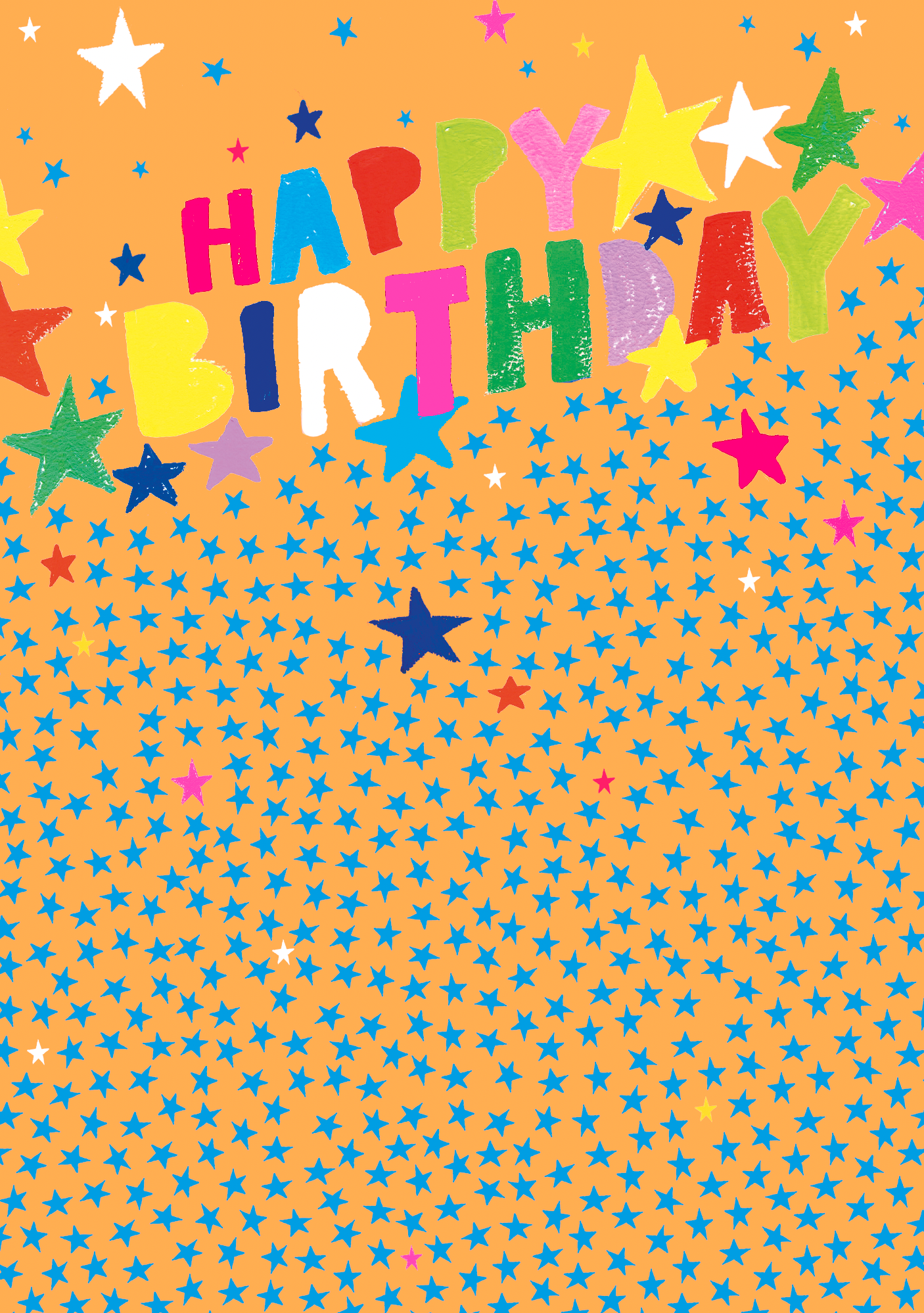 HAPPY BIRTHDAY STARS | Bright and Sparkly Greeting Cards | Paper Salad