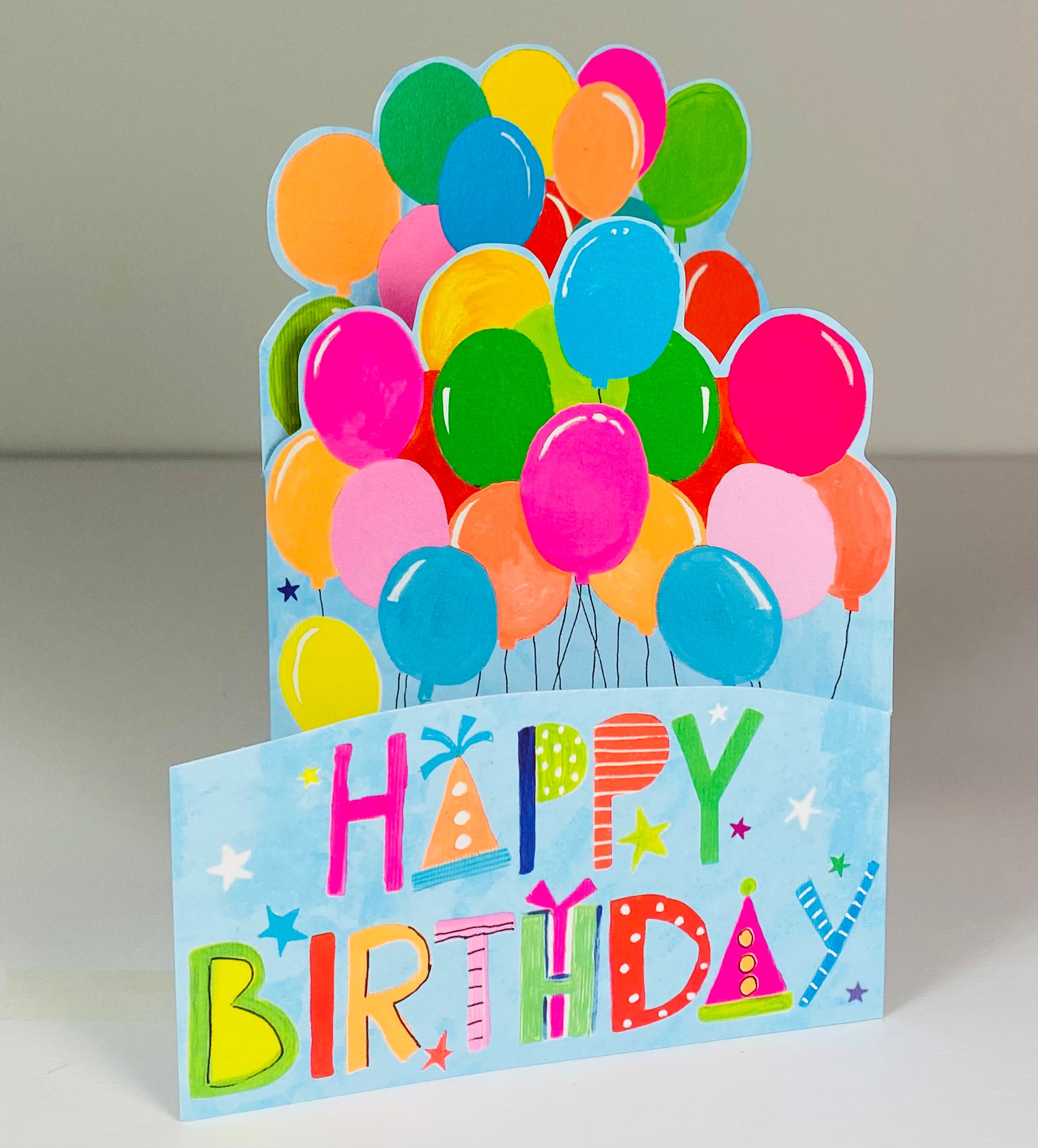 Happy Birthday Sealife | Tri Fold Greeting Card | Paper Salad