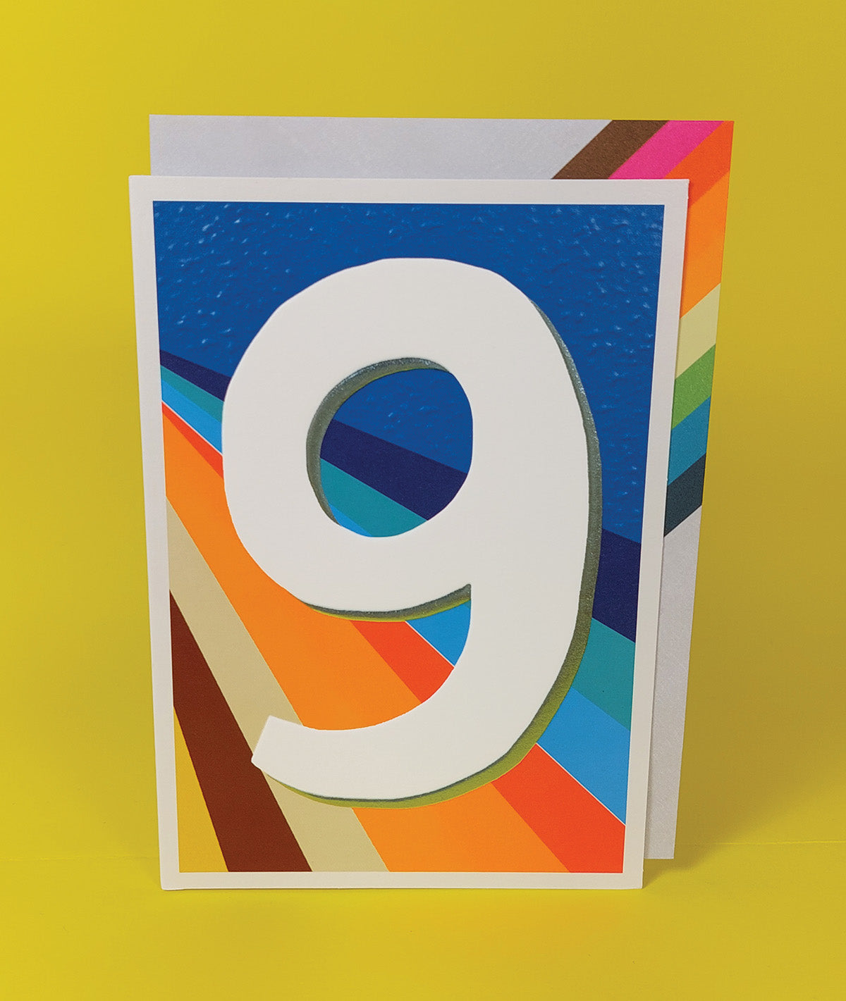 Age 9 Boy Birthday Card | Bright and Sparkly Greetings Cards | Paper Salad