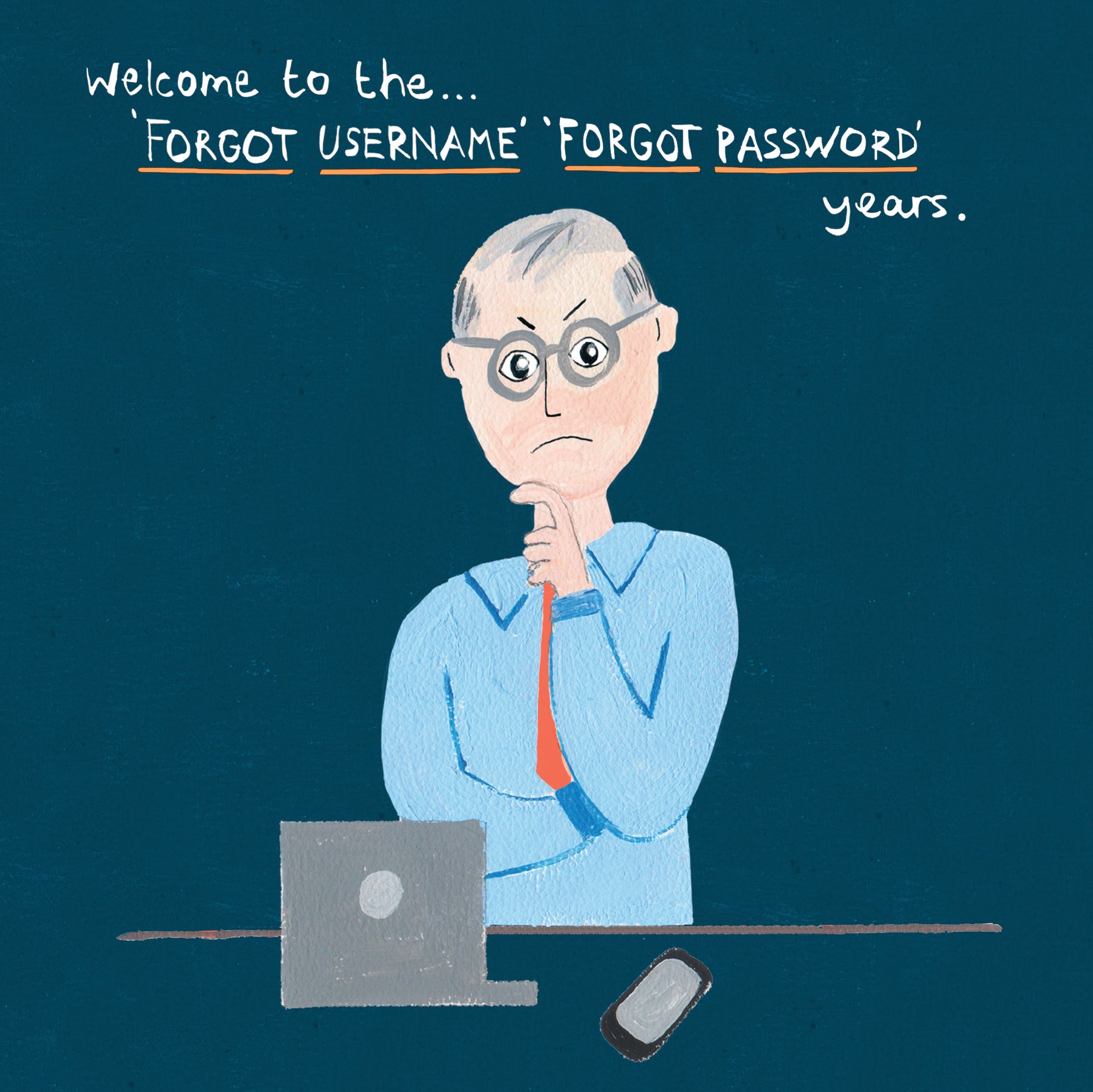 Mines a Pint. Forgot Username Birthday Card | Bright and Sparkly ...