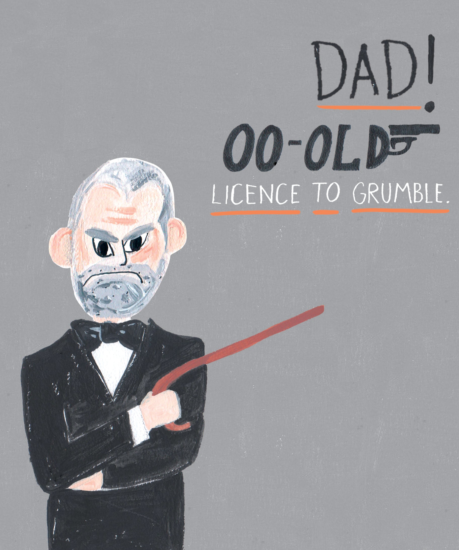 Mines A Pint. Grumble Dad – Paper Salad