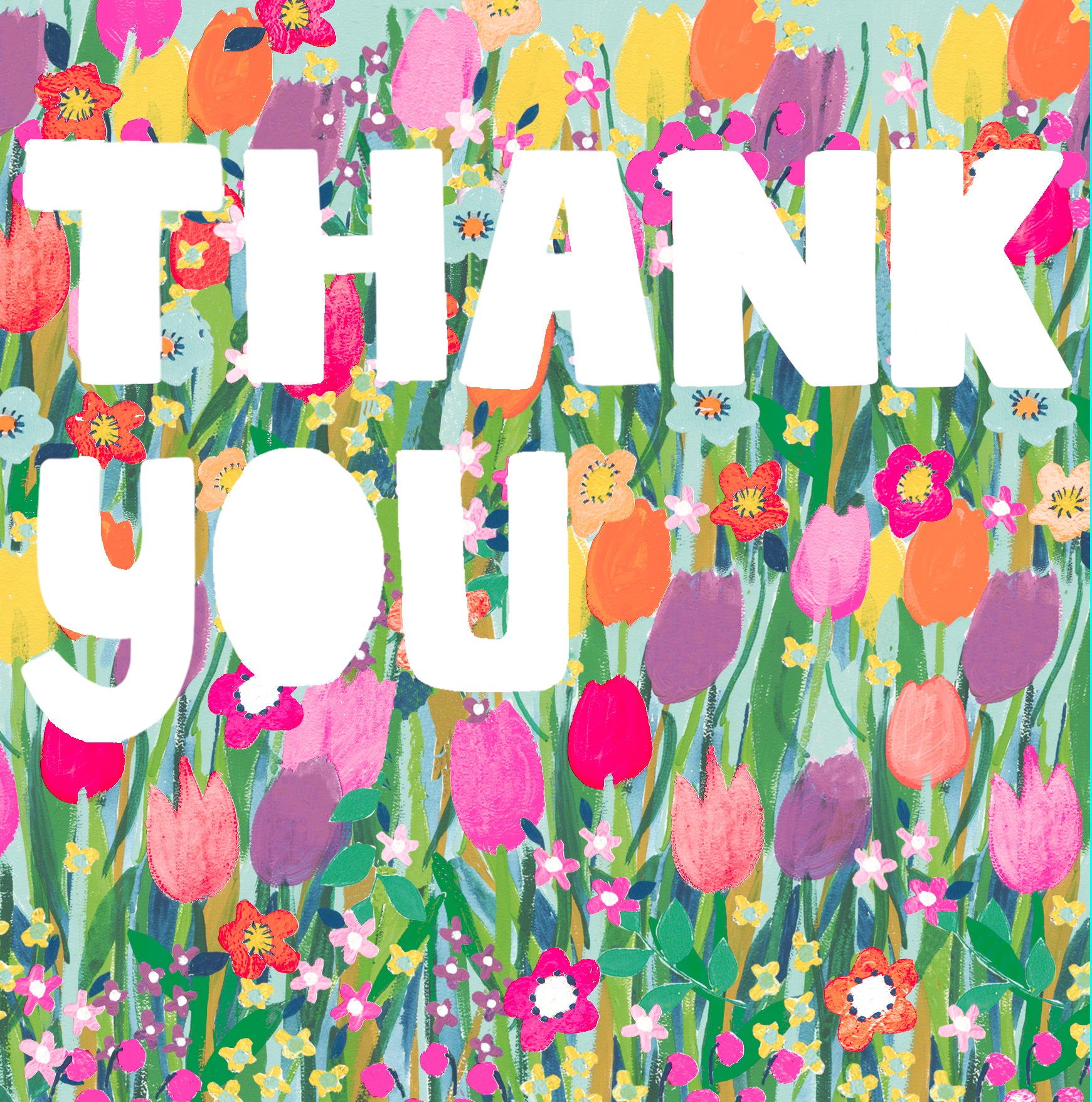 Thank You | Bright and Sparkly Greetings Cards | Paper Salad