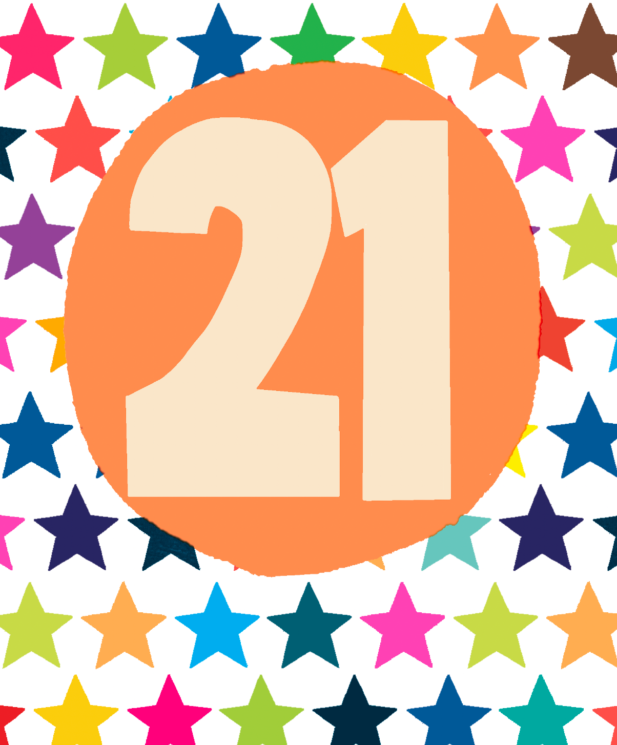 Age 21 Birthday – Paper Salad