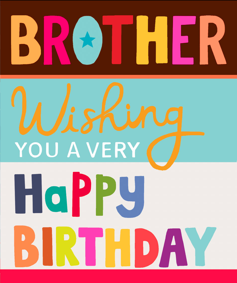 Brother Happy Birthday Paper Salad