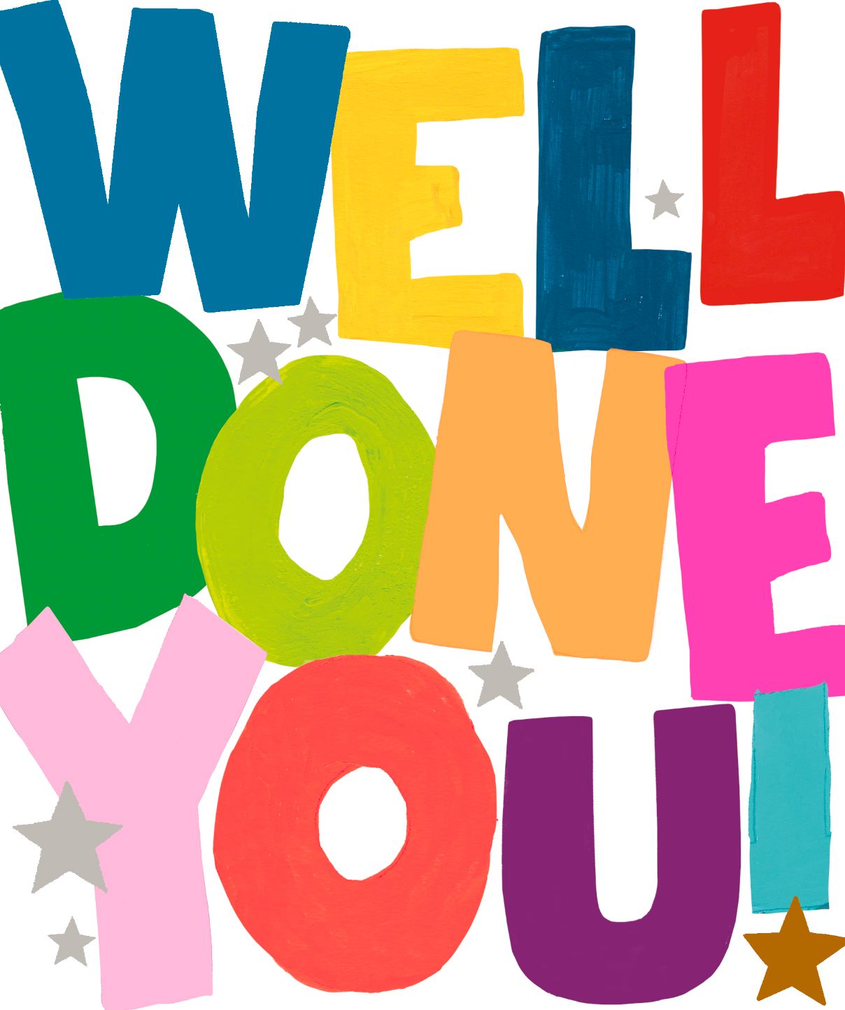 Well Done You | Bright and Sparkly Greeting Cards | Paper Salad