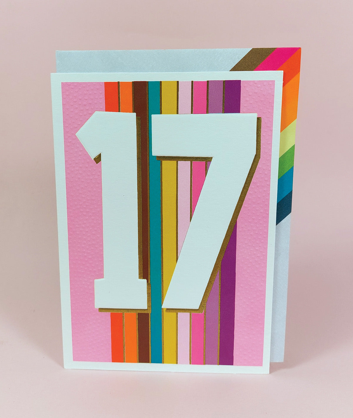 Age 17 Girl Birthday Card | Bright and Sparkly Greeting Cards | Paper Salad
