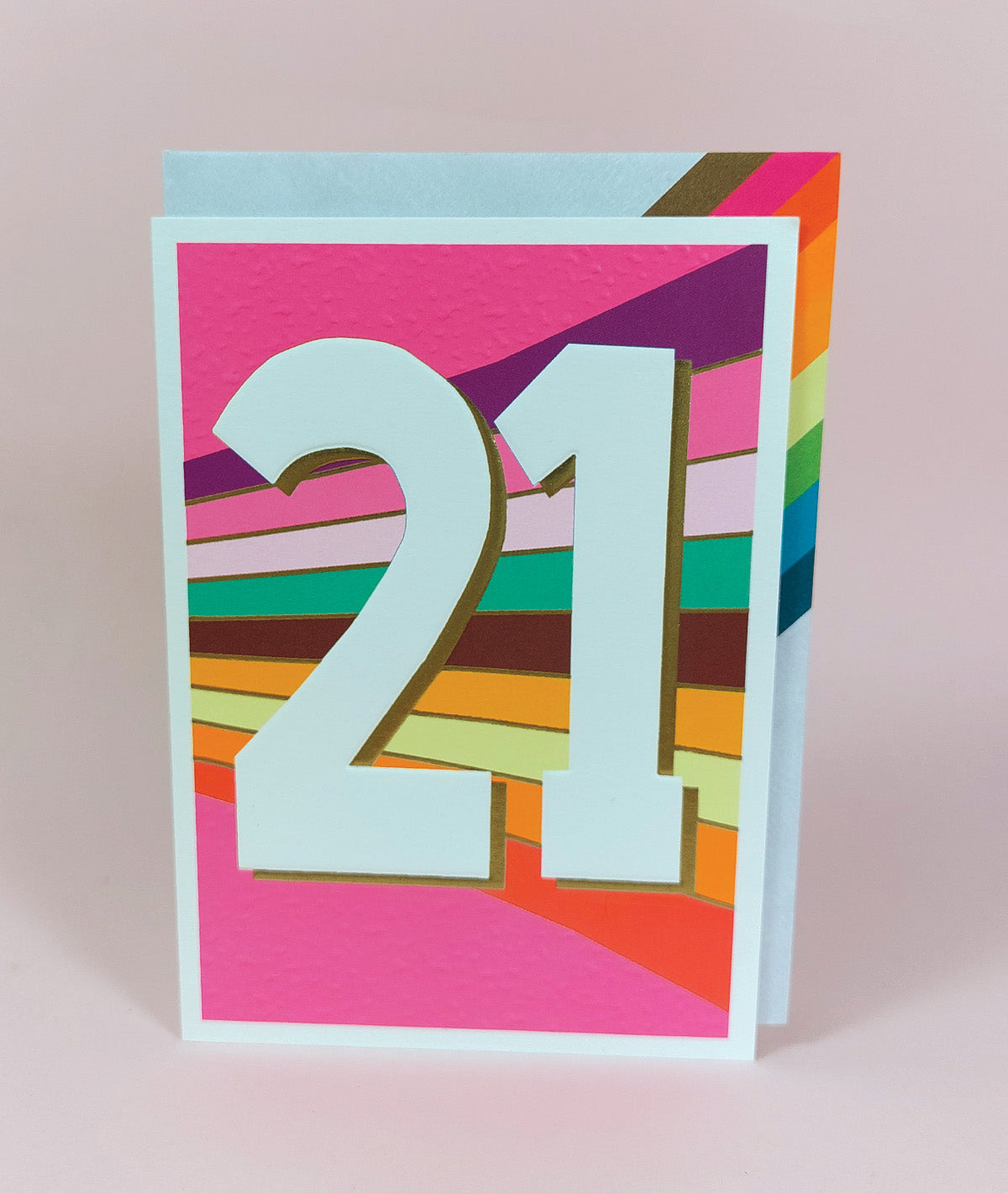 Age 21 Female Birthday Card | Bright and Sparkly Greeting Cards | Paper ...