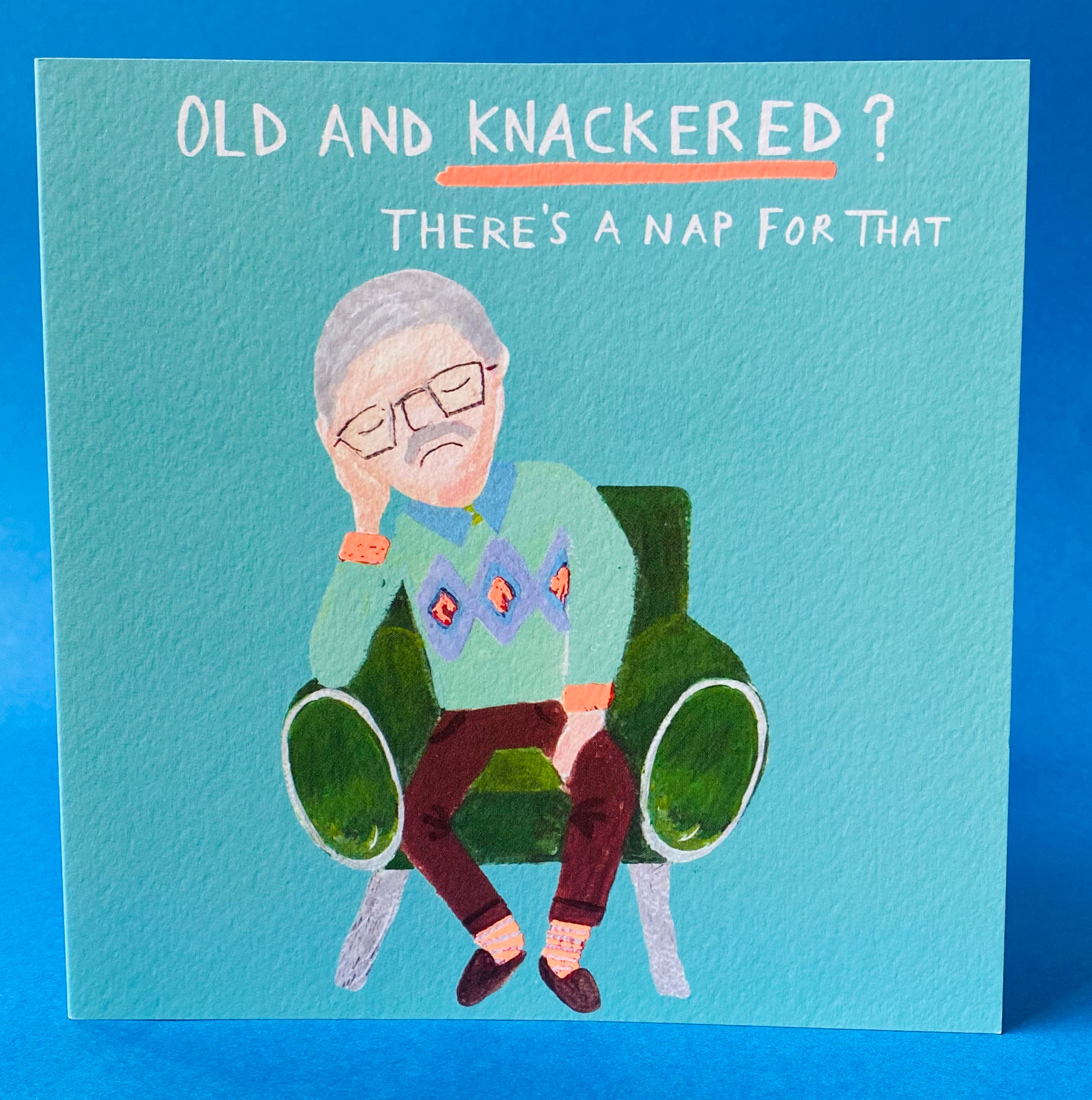 Mines a pint Old and Knackered Birthday Card | Bright and Sparkly ...