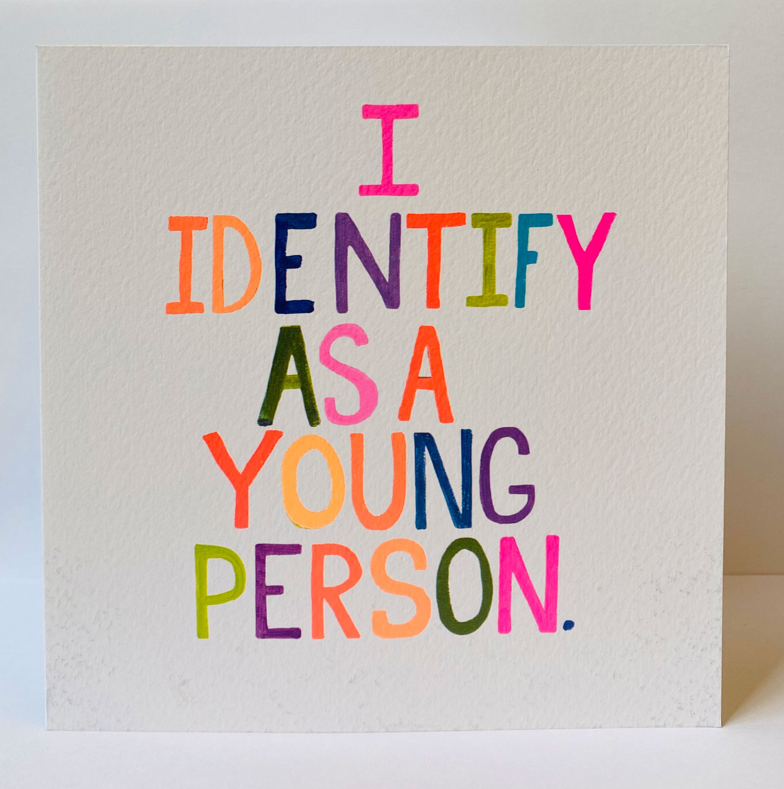 Mish Mash Young Person |Bright and Sparkly Greeting Cards | Paper Salad