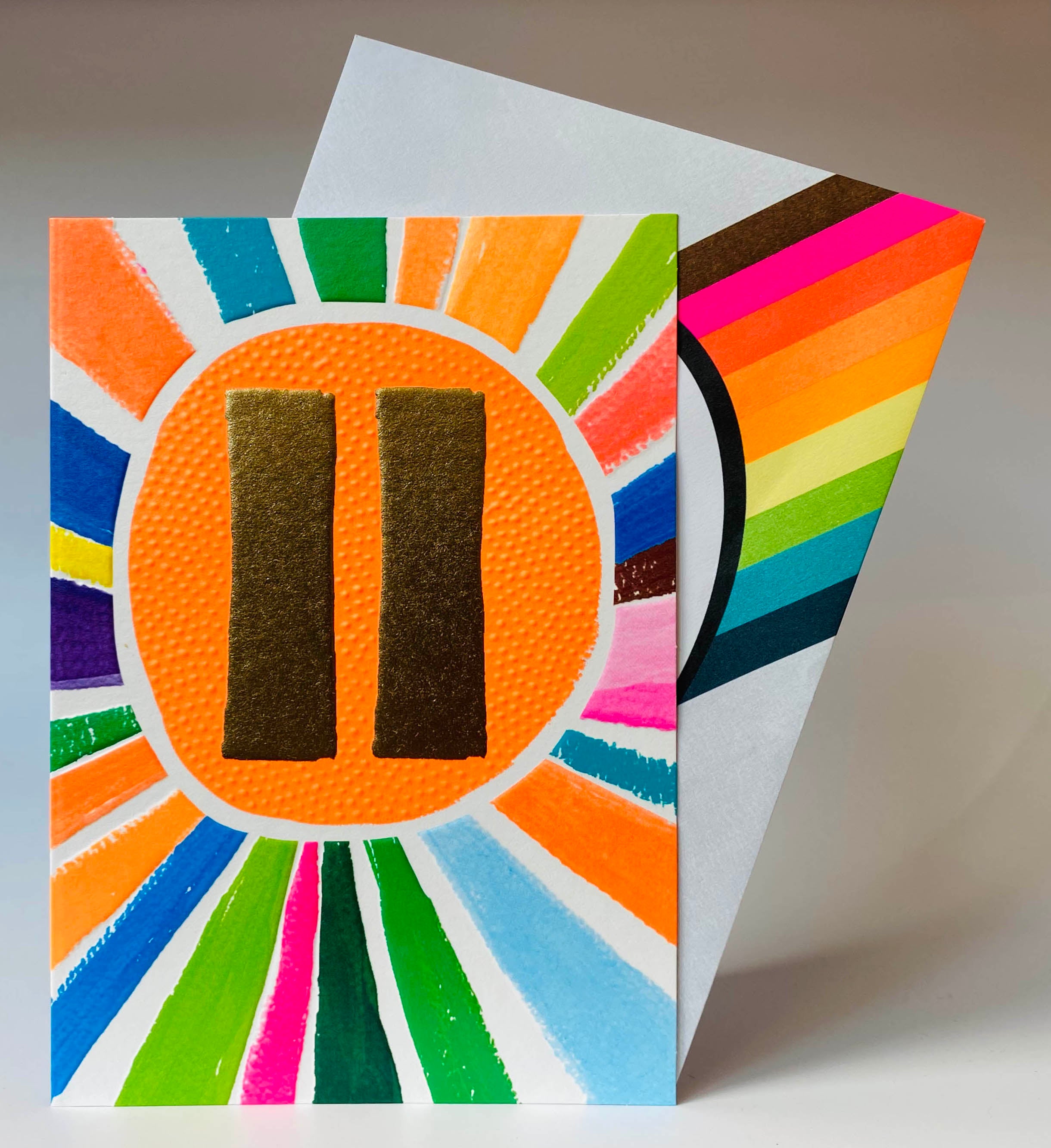Age 11 Birthday Card | Bright and Sparkly Greetings Cards | Paper Salad