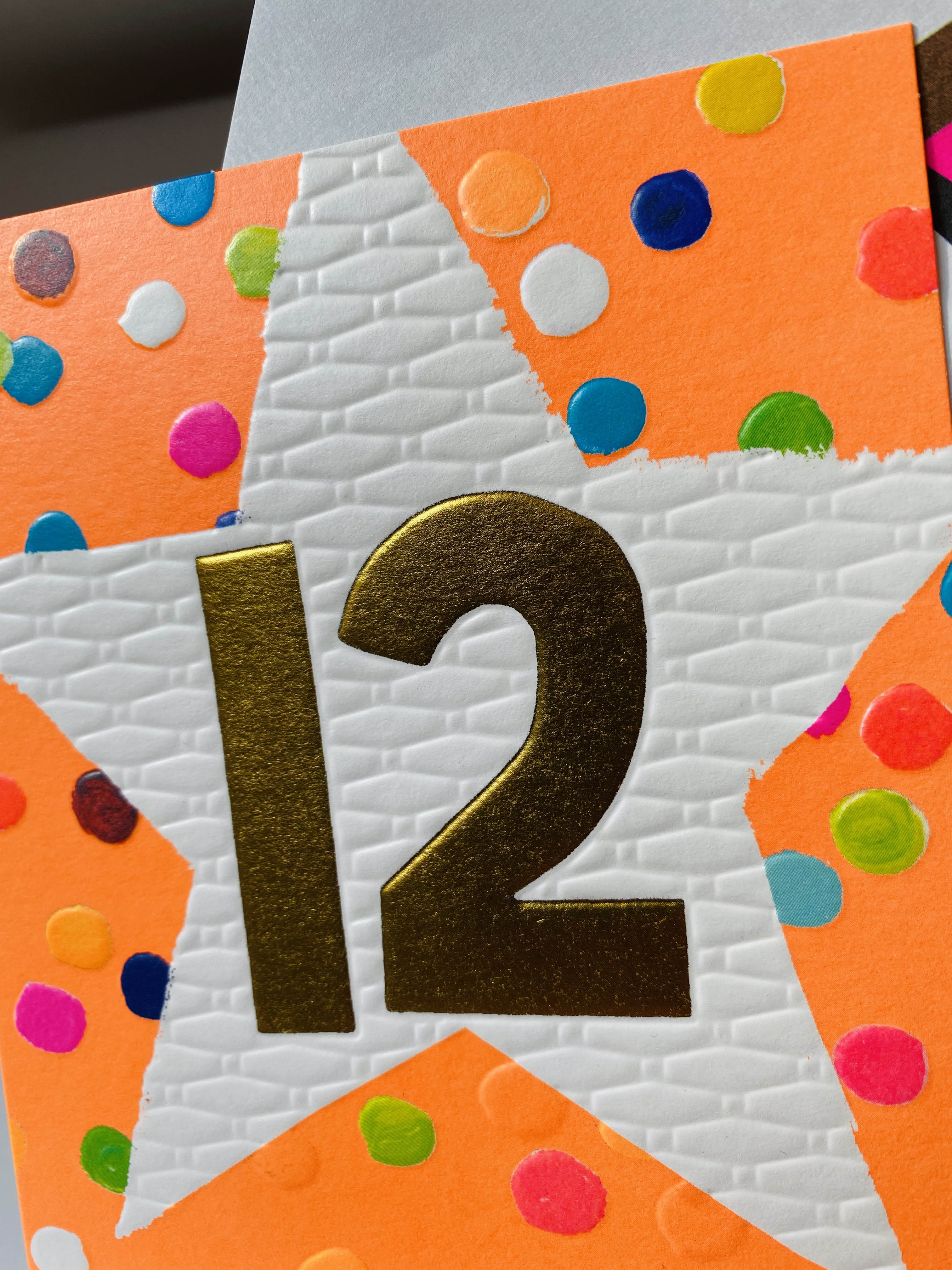 Age 12 Birthday Card | Bright and Sparkly Greetings Cards | Paper Salad