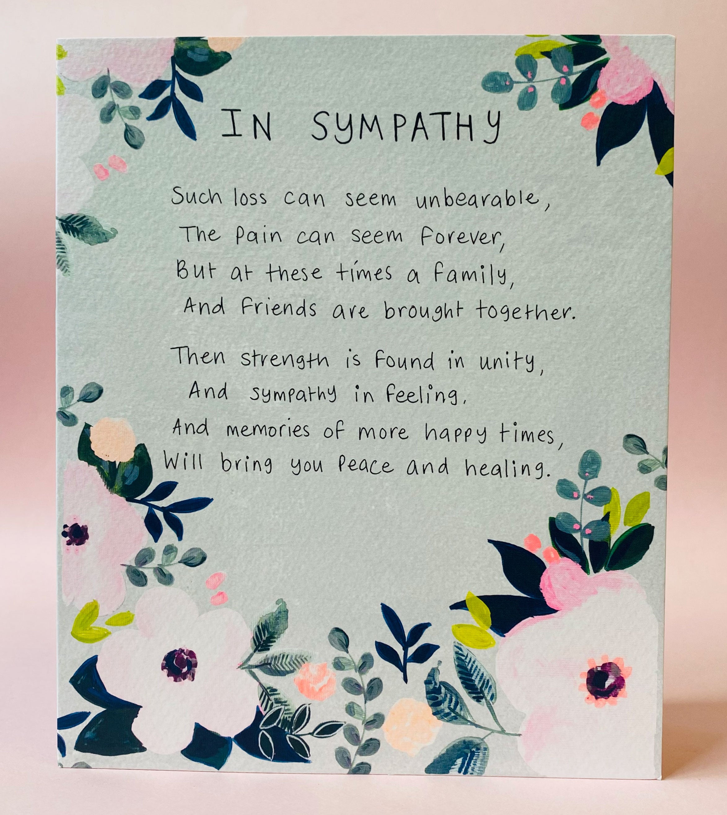 Senti. In Sympathy | Bright and Sparkly Greeting Cards | Paper Salad